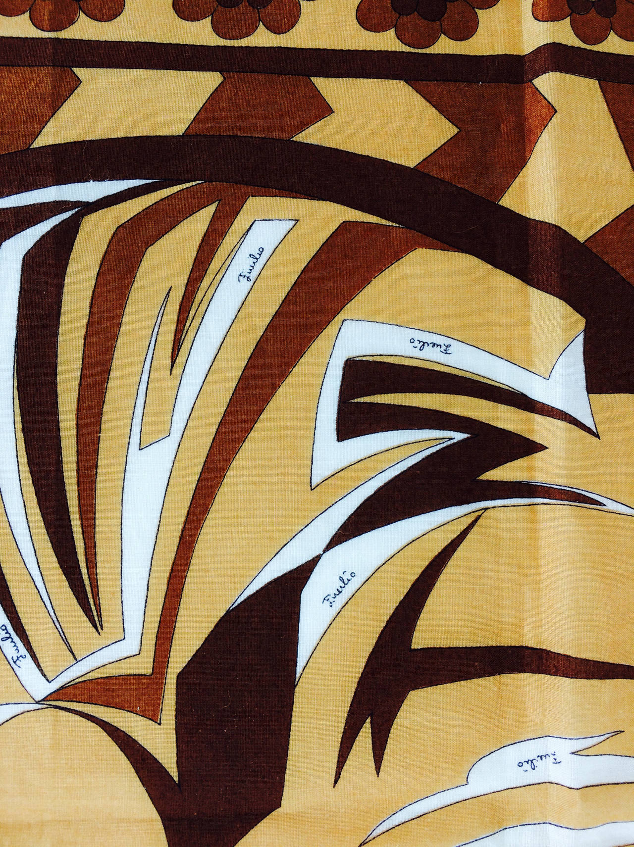 Pucci cotton scarf African design print 1970s 35" x 35" at 1stDibs ...