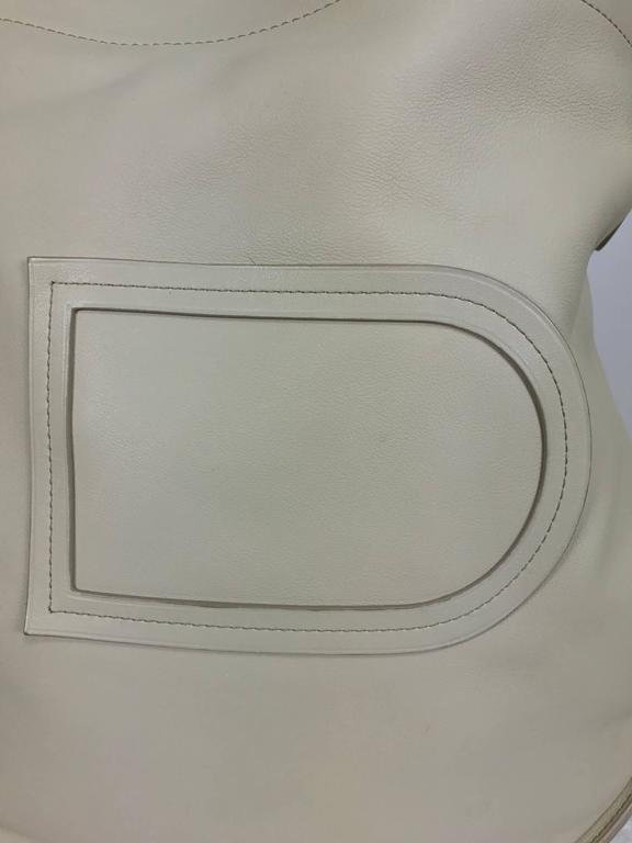 Delvaux ivory leather pin holdall shoulder bag at 1stDibs