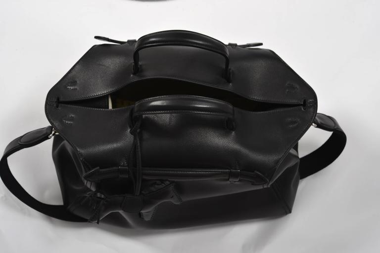 HERMES OXER BAG 35CM BLACK EVERGRAIN LEATHER JaneFinds For Sale at 1stDibs