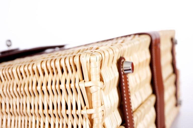 Hermes 35cm Picnic Kelly Wicker Rare * Limited! For Sale at 1stDibs ...