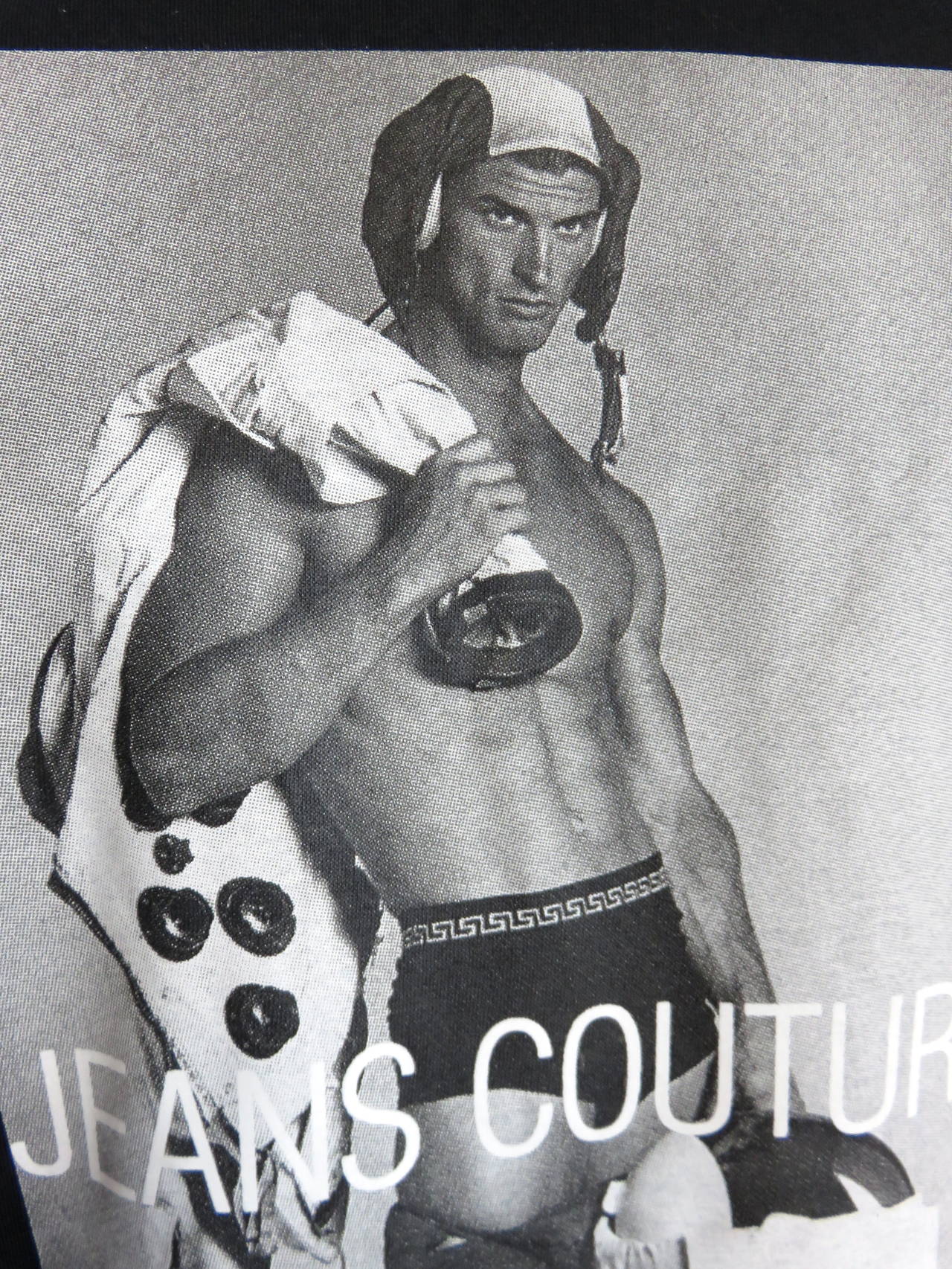 1990's VERSACE / BRUCE WEBER Men's 'Astro-stud' t-shirt 1990's VERSACE / BRUCE WEBER Men's 'Astro-stud' t-shirt