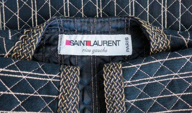 1970s YVES SAINT LAURENT Russian Collection jacket YSL at 1stDibs