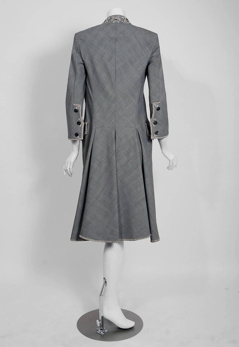 Alexander McQueen Embroidered Metallic Bullion Victorian Tails Coat ...