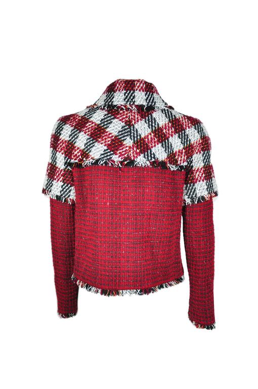 Chanel 2016 F/W Runway Collection Multi-color Tweed Jacket FR38 New at ...