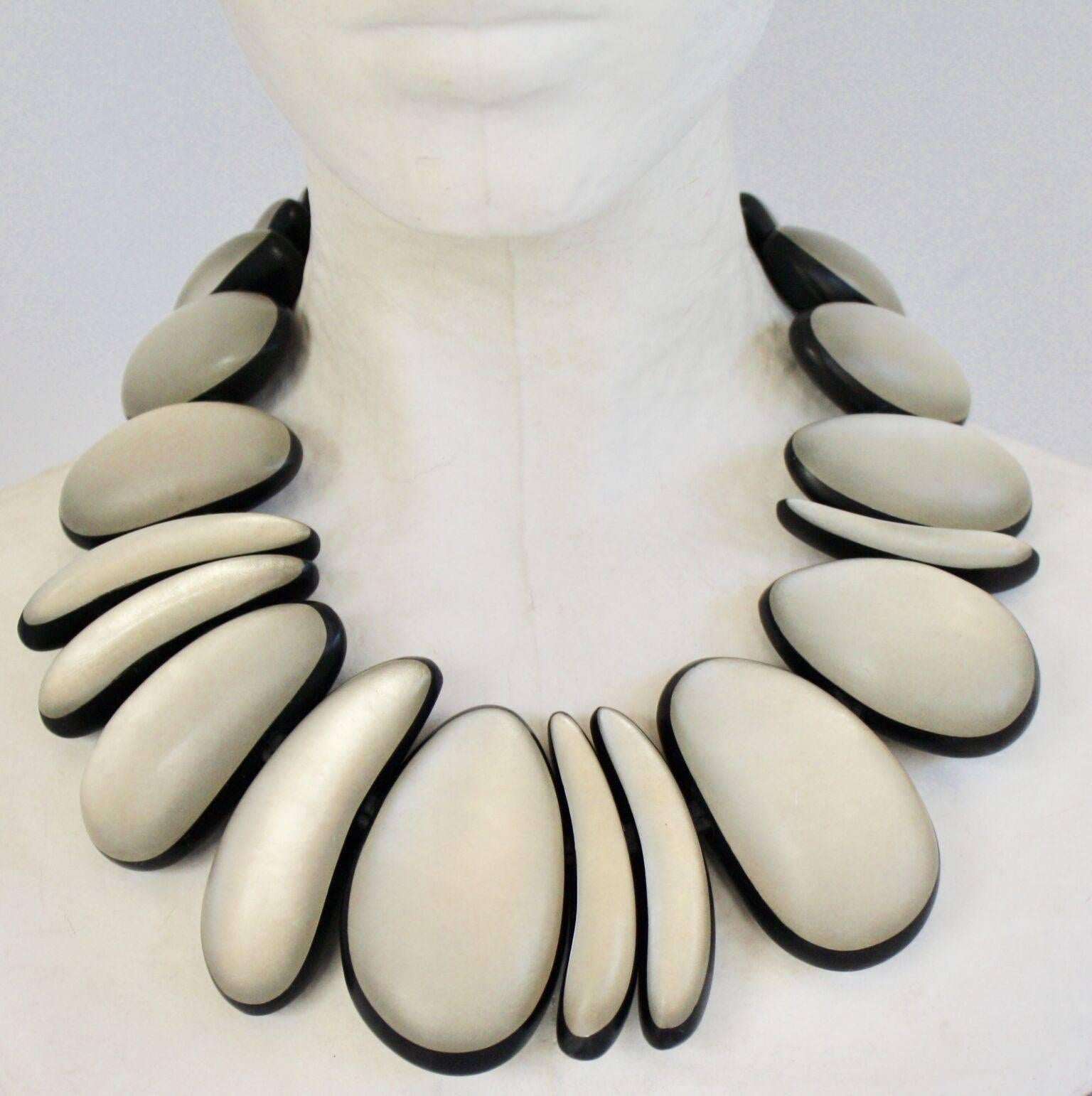 Monies Jewelry Polyester Pearl Finish Necklace at 1stDibs