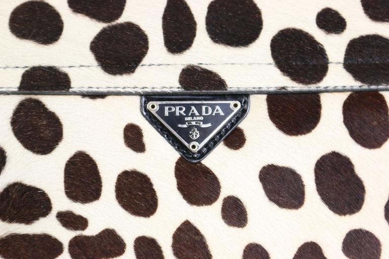 Prada Leopard Print Pony Hair Flap Handbag. at 1stDibs | prada pony ...