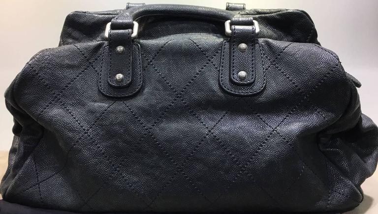 Chanel Black Quilted Caviar Doctor Bag at 1stdibs