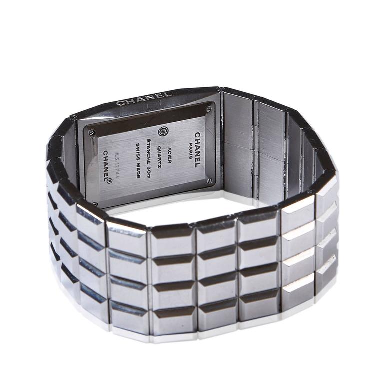 Chanel Chocolat Silver Stainless Steel Watch at 1stDibs