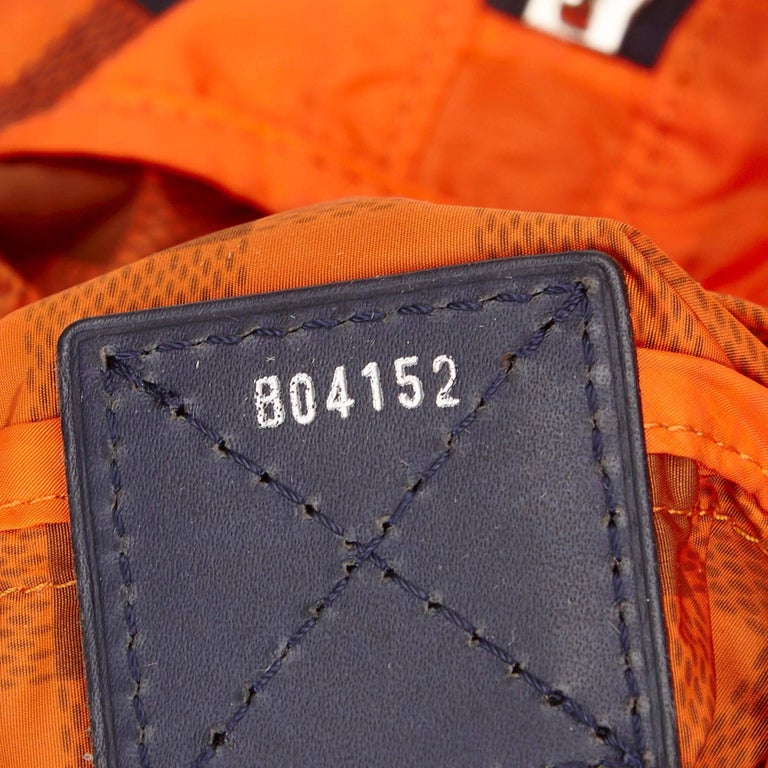Louis Vuitton Orange and Black Canvas Damier Adventure Backpack at ...
