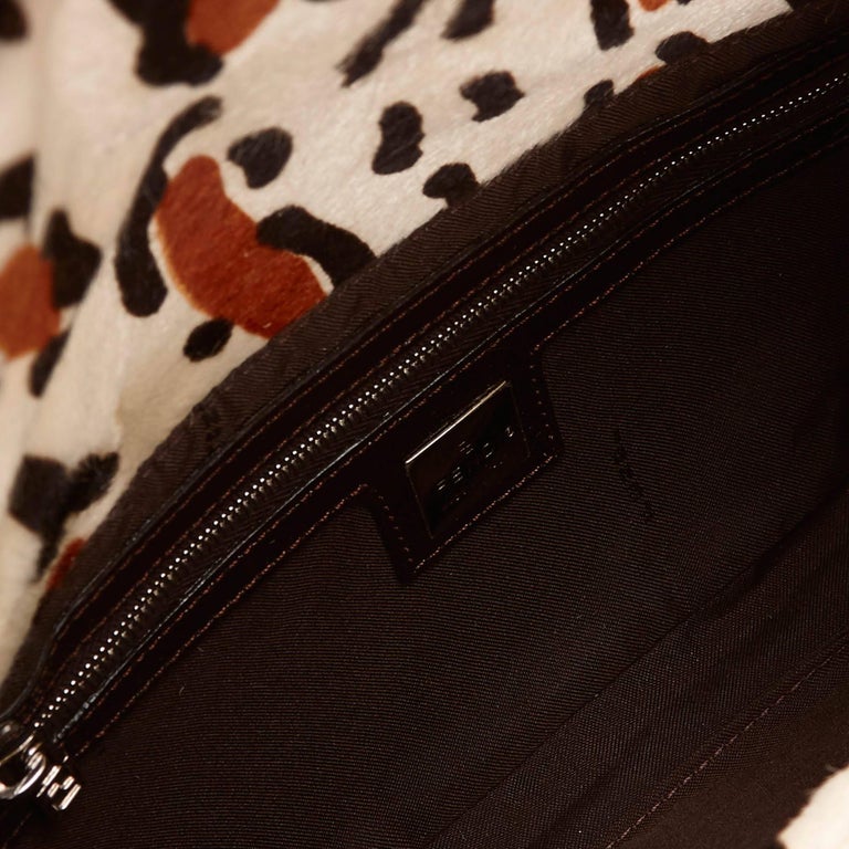 Fendi Ox Animal Print Fur Baguette at 1stDibs