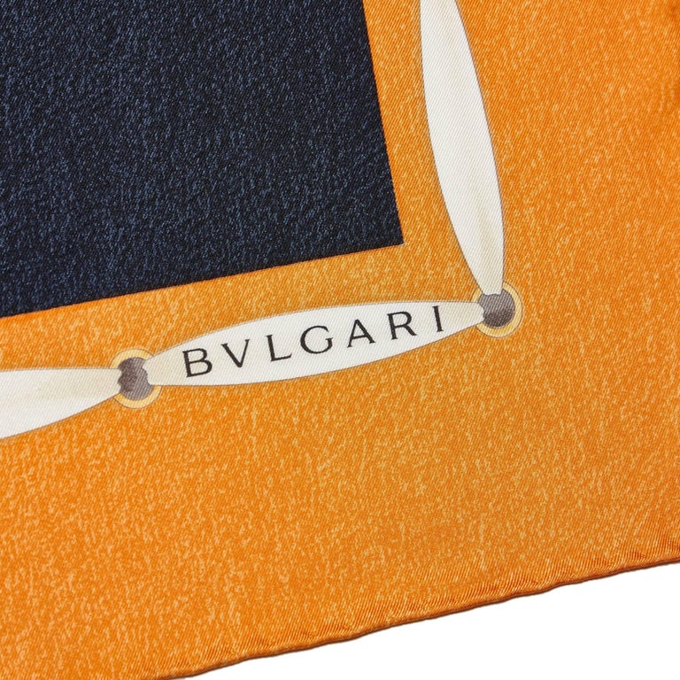 Bvlgari Printed Silk Scarf at 1stDibs | bvlgari scarf, bvlgari silk scarf