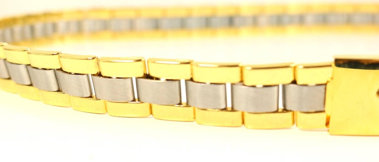 Gianni Versace Gold and Silver Toned Hardware Metal Belt For Sale at ...