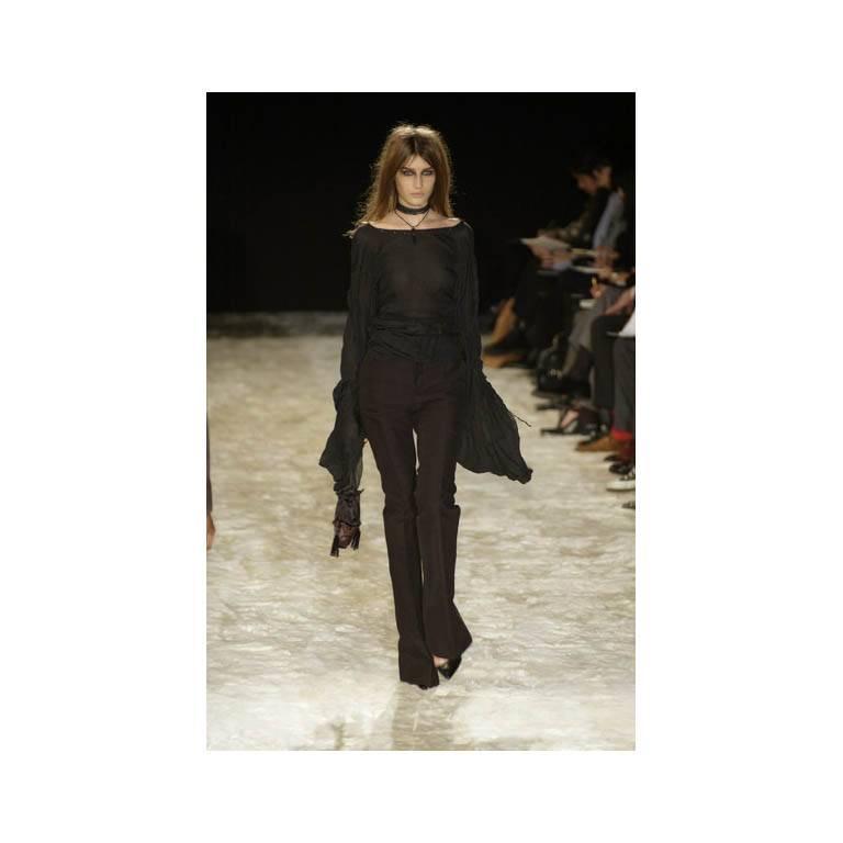 Iconic Tom Ford Gucci FW 2002 Silk Kimono Runway Blouse and Pants! 40 ...