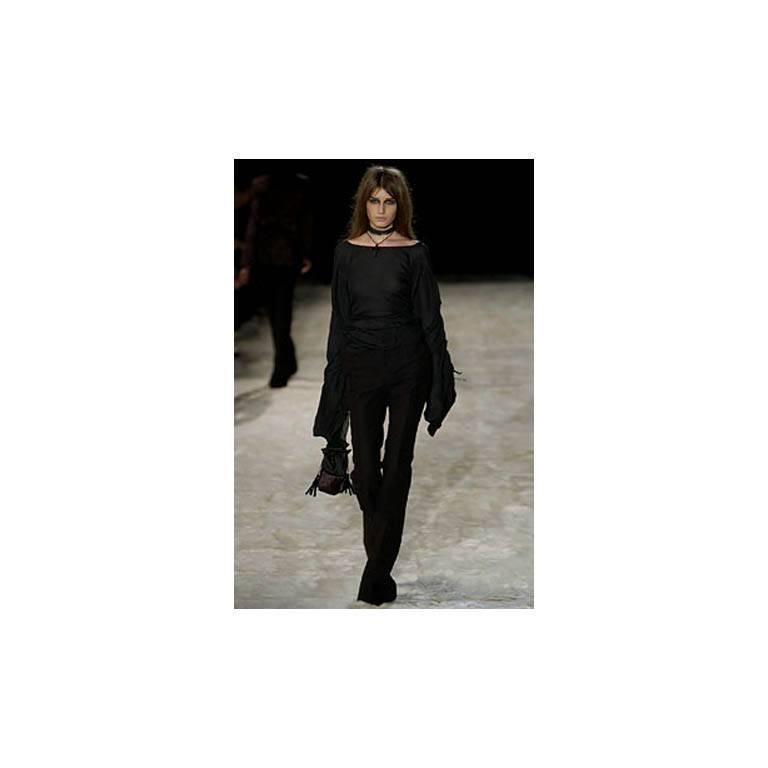 Iconic Tom Ford Gucci FW 2002 Silk Kimono Runway Blouse and Pants! 40 ...