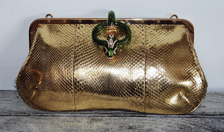 Iconic Tom Ford Gucci SS 2004 Python Silk Crystal Runway Ad Campaign ...