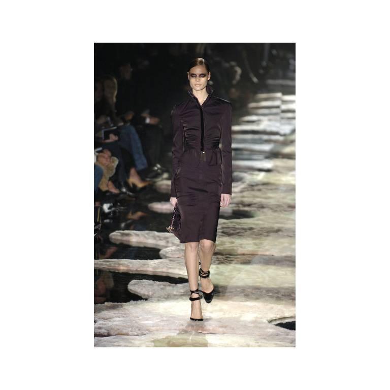 Iconic Tom Ford Gucci FW 2004 Leather Silk Crystal Runway Ad Campaign ...