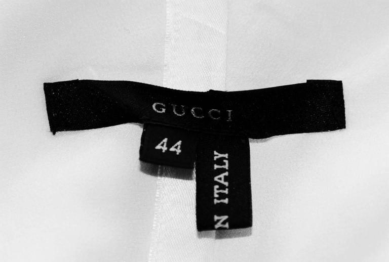 That Iconic Tom Ford Gucci SS 2001 White Silk Corset Runway Dress In ...