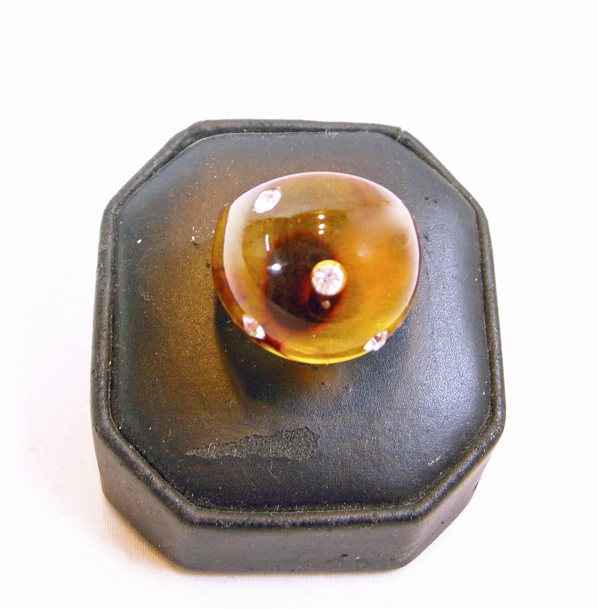 Vintage 40s Bakelite Ring at 1stdibs