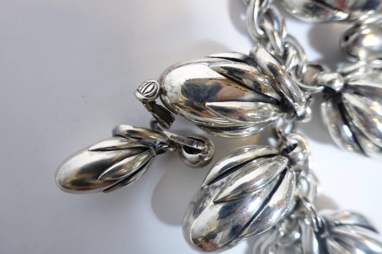 Famous Vintage Signed Napier Acorn Drop Necklace, Bracelet and Earrings ...