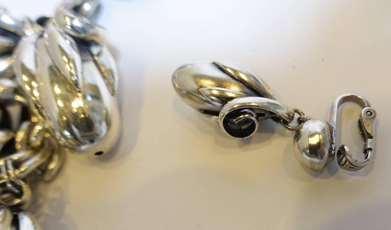 Famous Vintage Signed Napier Acorn Drop Necklace, Bracelet and Earrings ...