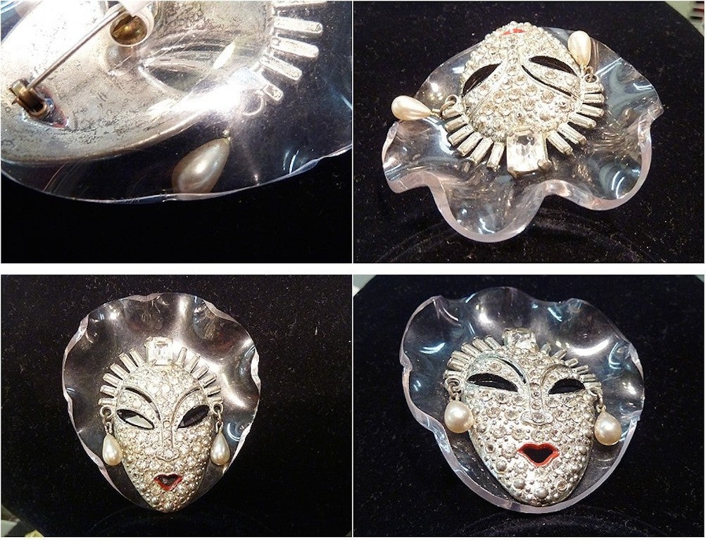 Famous Vintage ELZAC 'Victims of Fashion' Pin at 1stDibs