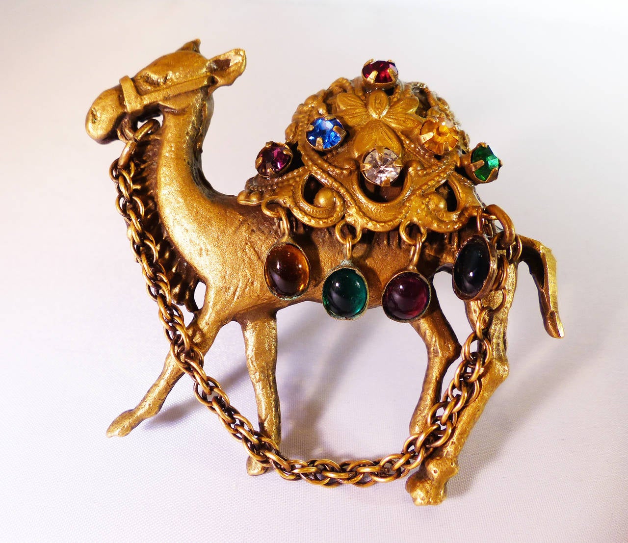 Famous Vintage Signed Joseff Camel Pin For Sale at 1stDibs