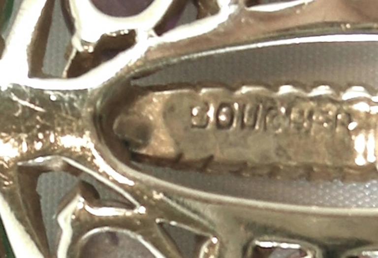 Vintage 60s Boucher Butterfly Pin at 1stDibs