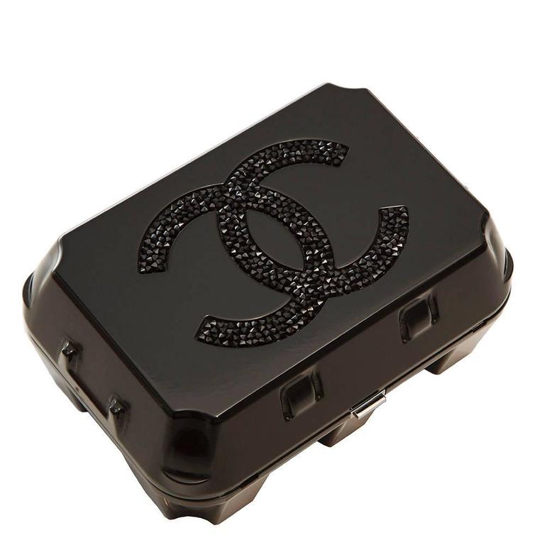 Chanel Black "Egg Box" Jewellery Bag at 1stDibs | chanel egg carton bag ...