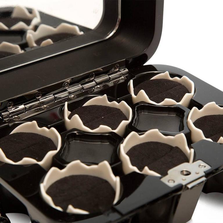 Chanel Black "Egg Box" Jewellery Bag at 1stDibs | chanel egg carton bag ...