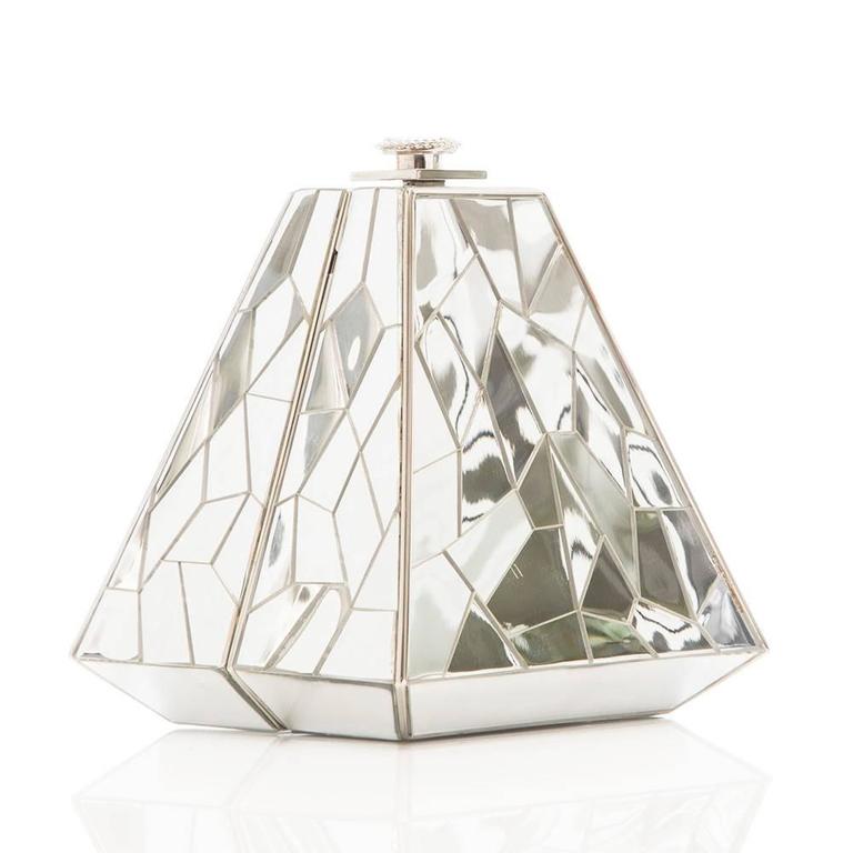 Chanel "Fractured Glass" Pyramid Box Bag at 1stDibs