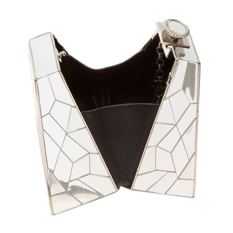 Chanel "Fractured Glass" Pyramid Box Bag at 1stDibs