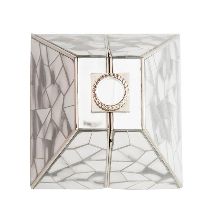 Chanel "Fractured Glass" Pyramid Box Bag at 1stDibs
