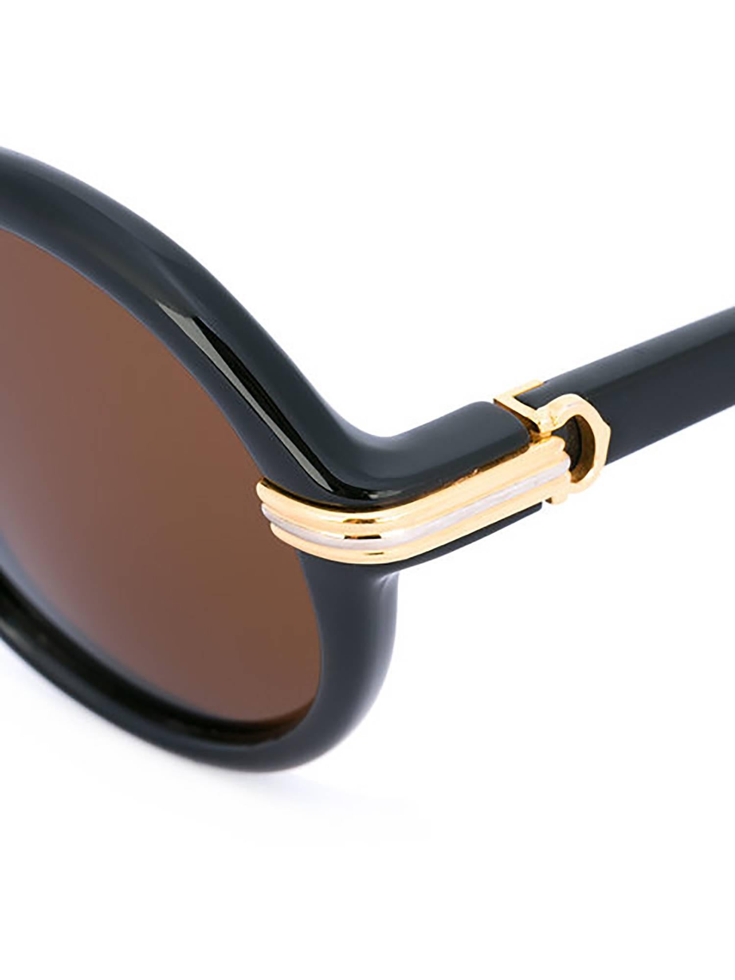 Cartier Round-Frame Sunglasses at 1stDibs | cartier round glasses ...