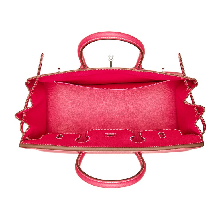 Hermès Rose Tyrien Pink Epsom Leather 35cm Birkin Bag at 1stDibs ...
