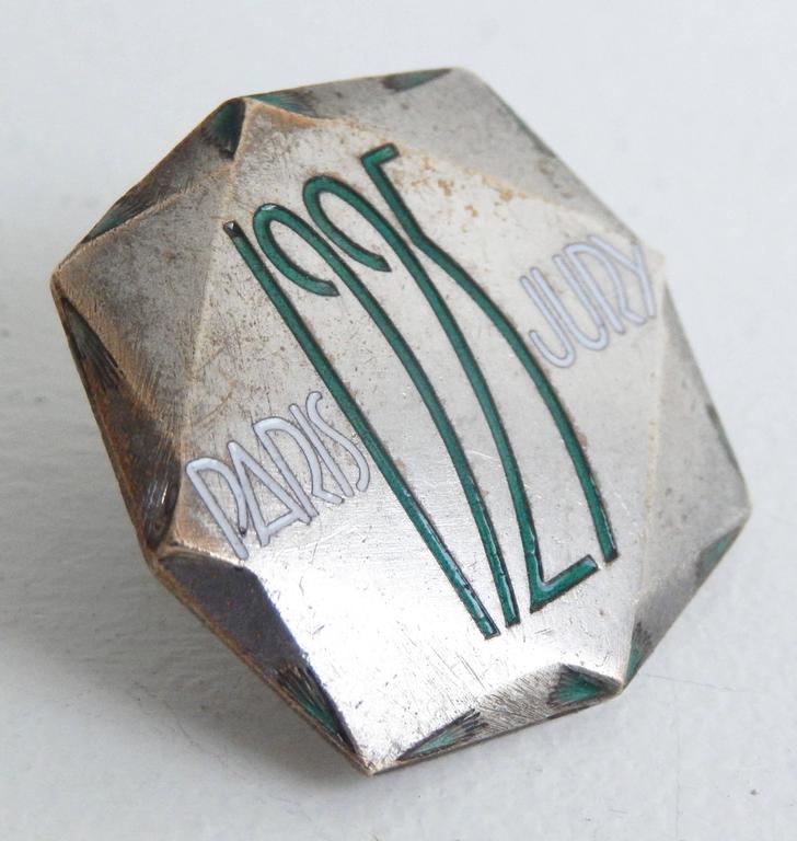RARE 1925 Art Deco/ Cubist Lapel Pin by Raymond Templier at 1stDibs ...