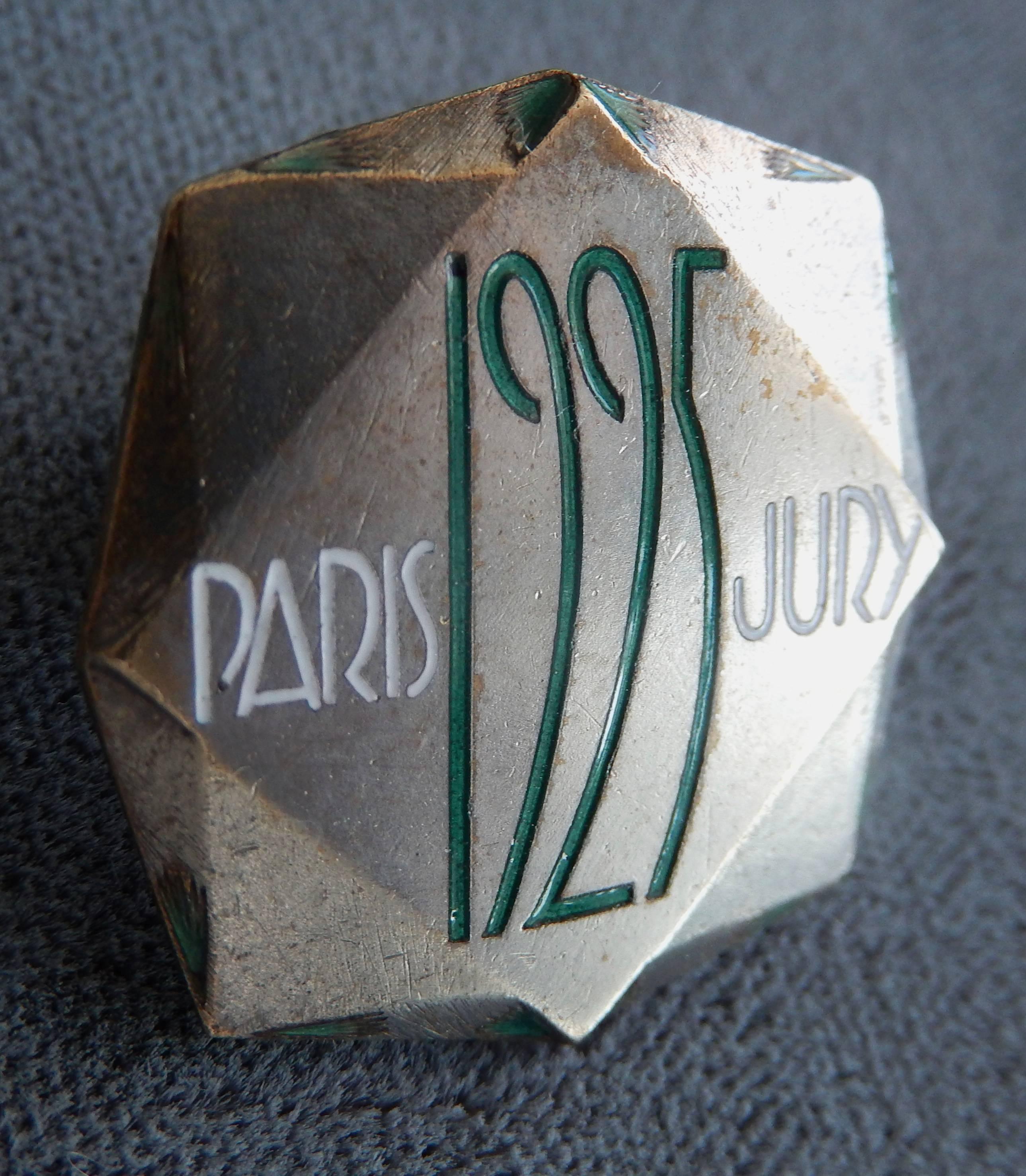 RARE 1925 Art Deco/ Cubist Lapel Pin by Raymond Templier at 1stDibs ...