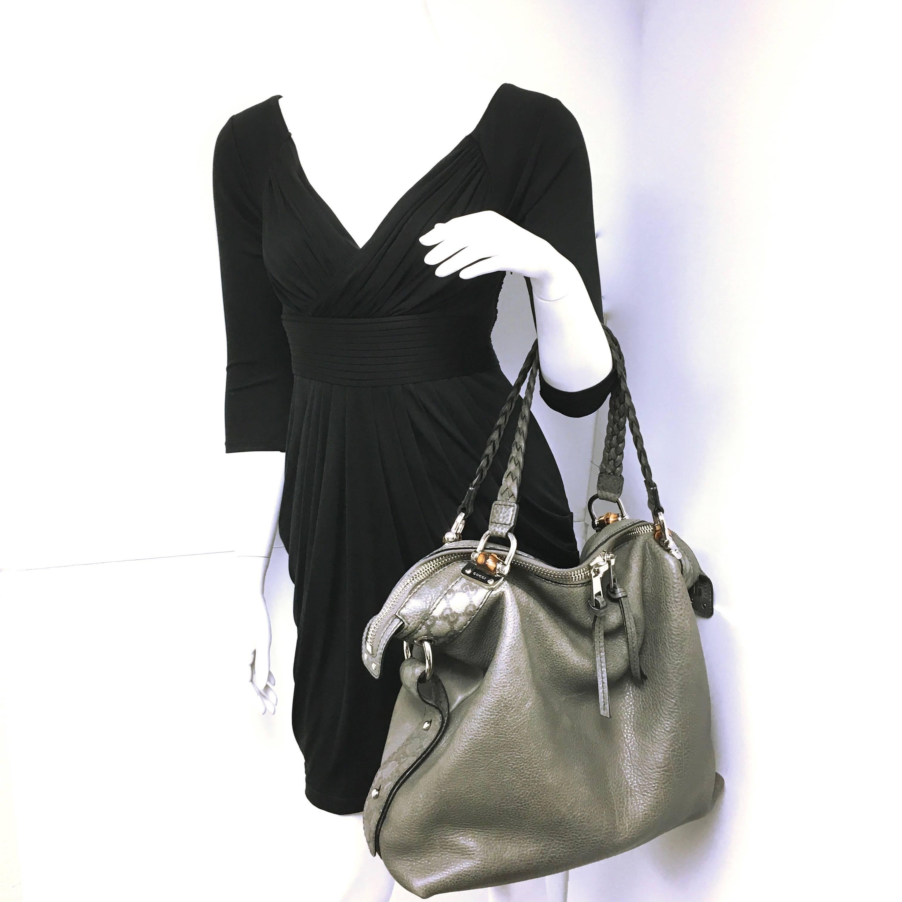 GUCCI Bamboo Bar Large Shoulder Bag with Tassels at 1stDibs | gucci ...