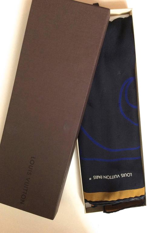 Rare Louis Vuitton Andre Putnam Limited Edition Silk Scarf at 1stDibs