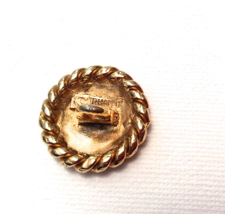 6 Vintage Chanel Gold Tone Buttons at 1stDibs