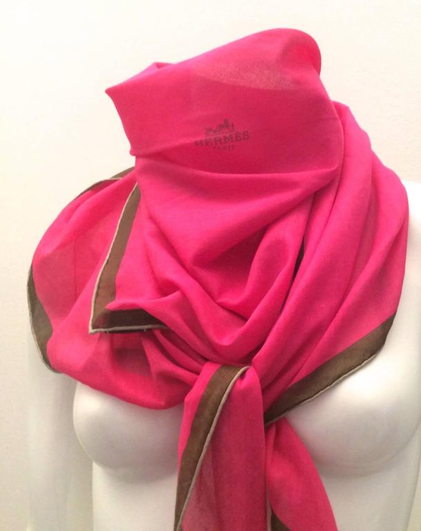 New Hermes Diamond Shaped Scarf - 100% Cotton For Sale at 1stDibs ...