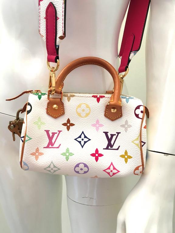 Louis Vuitton Mini Keepall w/ Shoulder Strap at 1stDibs