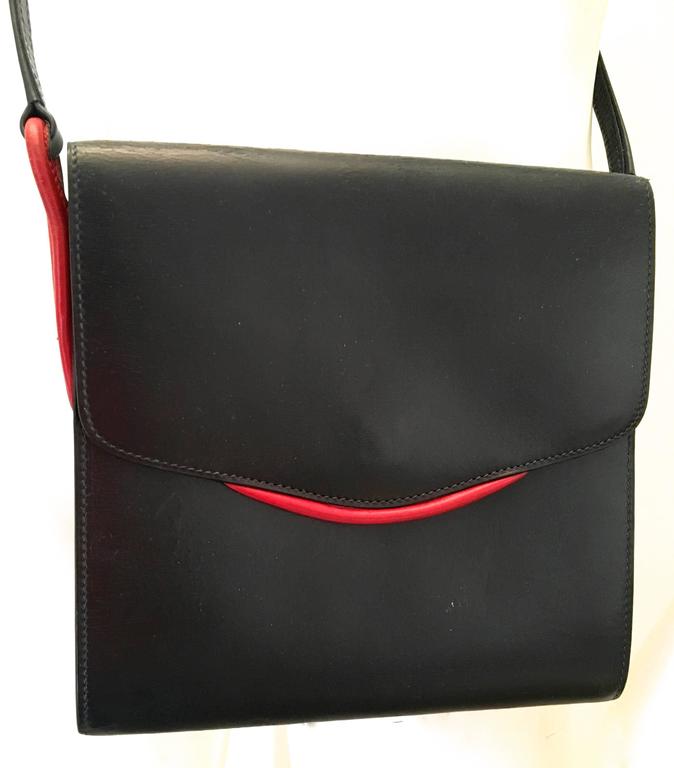 Rare Vintage Hermes Flo Bag - 1960’s - Excellent Condition at 1stDibs