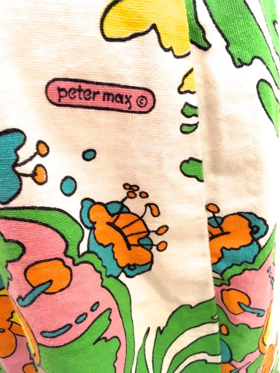 Rare Peter Max Original Vintage Skirt For Sale at 1stDibs