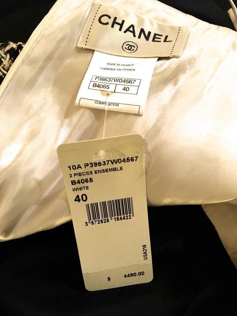 Chanel Silk and Boucle Dress w/ Sheer Overlay For Sale at 1stDibs