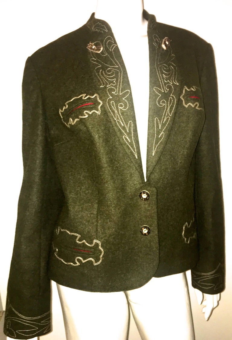 Austrian Wool Loden Coat Women's For Sale at 1stDibs | loden jacket ...