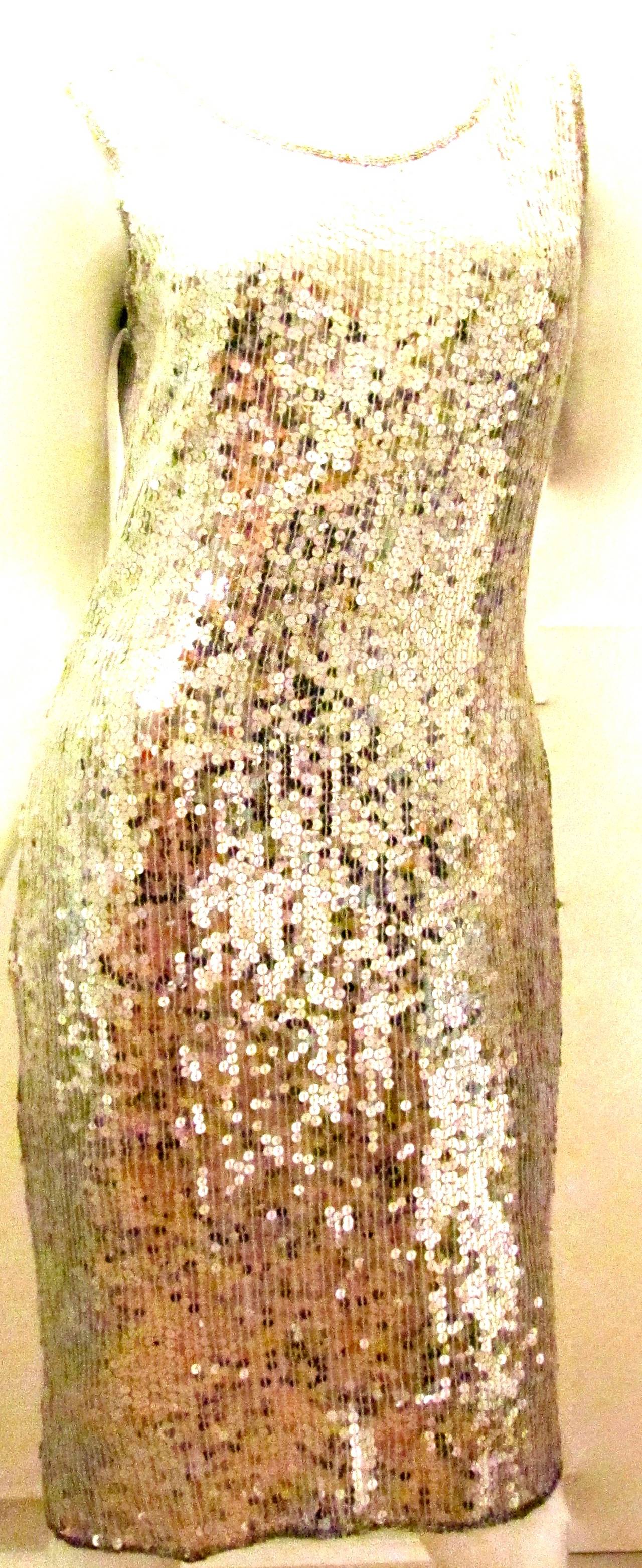 Dynamite 2 Piece Sequin Cocktail Dress with Jacket - Disco Era For Sale ...