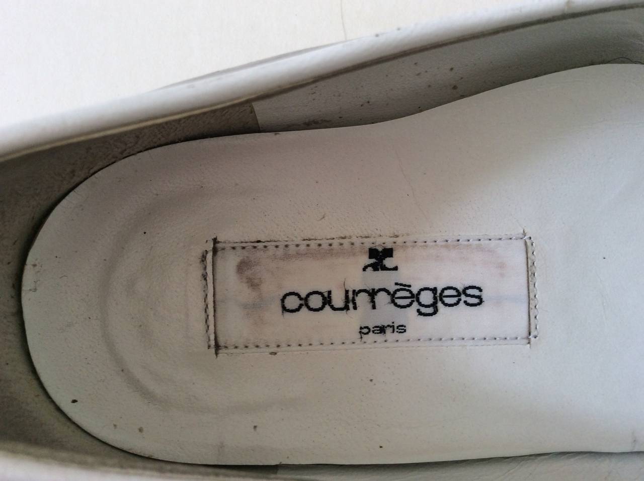 New Courreges Shoes - Size 38 - White leather / Clear Plastic with ...