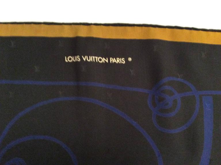 Rare Louis Vuitton Andre Putnam Limited Edition Silk Scarf at 1stDibs