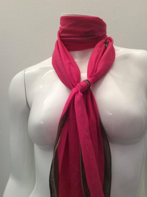 New Hermes Diamond Shaped Scarf - 100% Cotton For Sale at 1stDibs ...