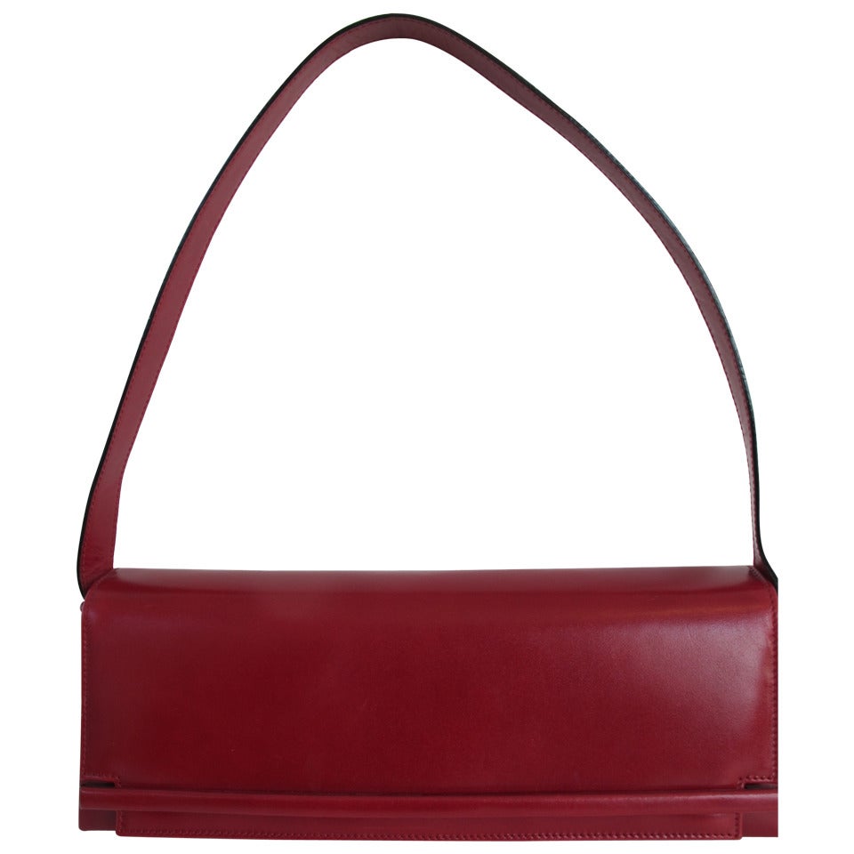 Pibra Made in Italy Red Elongated Handbag at 1stDibs | robata pibra ...